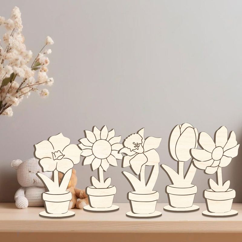 Wooden DIY Coloring Set - Home Decor | Printway.io